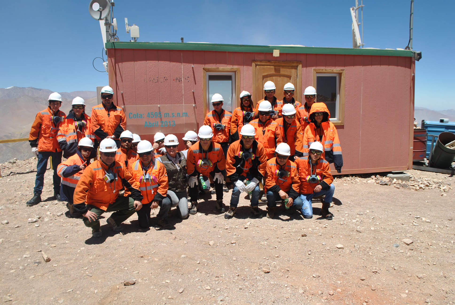 Delegación de la Escuela de Los Loros conoció la operación Caserones de ...