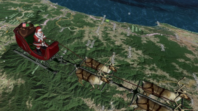 ¿Dónde está Santa Claus? Aquí puedes seguir su viaje por el mundo - NOSTÁLGICA cl