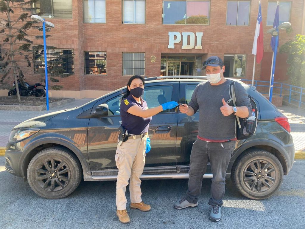 PDI recuperó un vehículo avaluado en 10 millones de pesos - NOSTÁLGICA cl