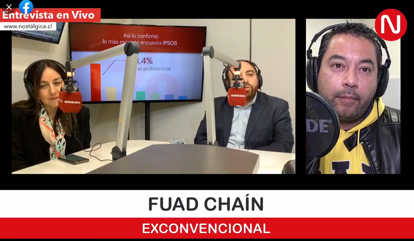 Exconvencional Fuad Chaín en Nostálgica - NOSTÁLGICA cl