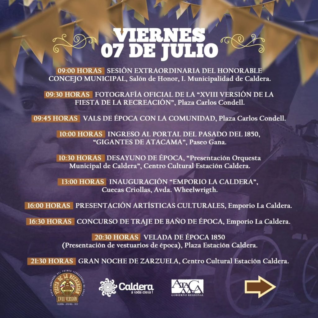 Video | Este viernes inicia la Fiesta de la Recreación en Caldera ...