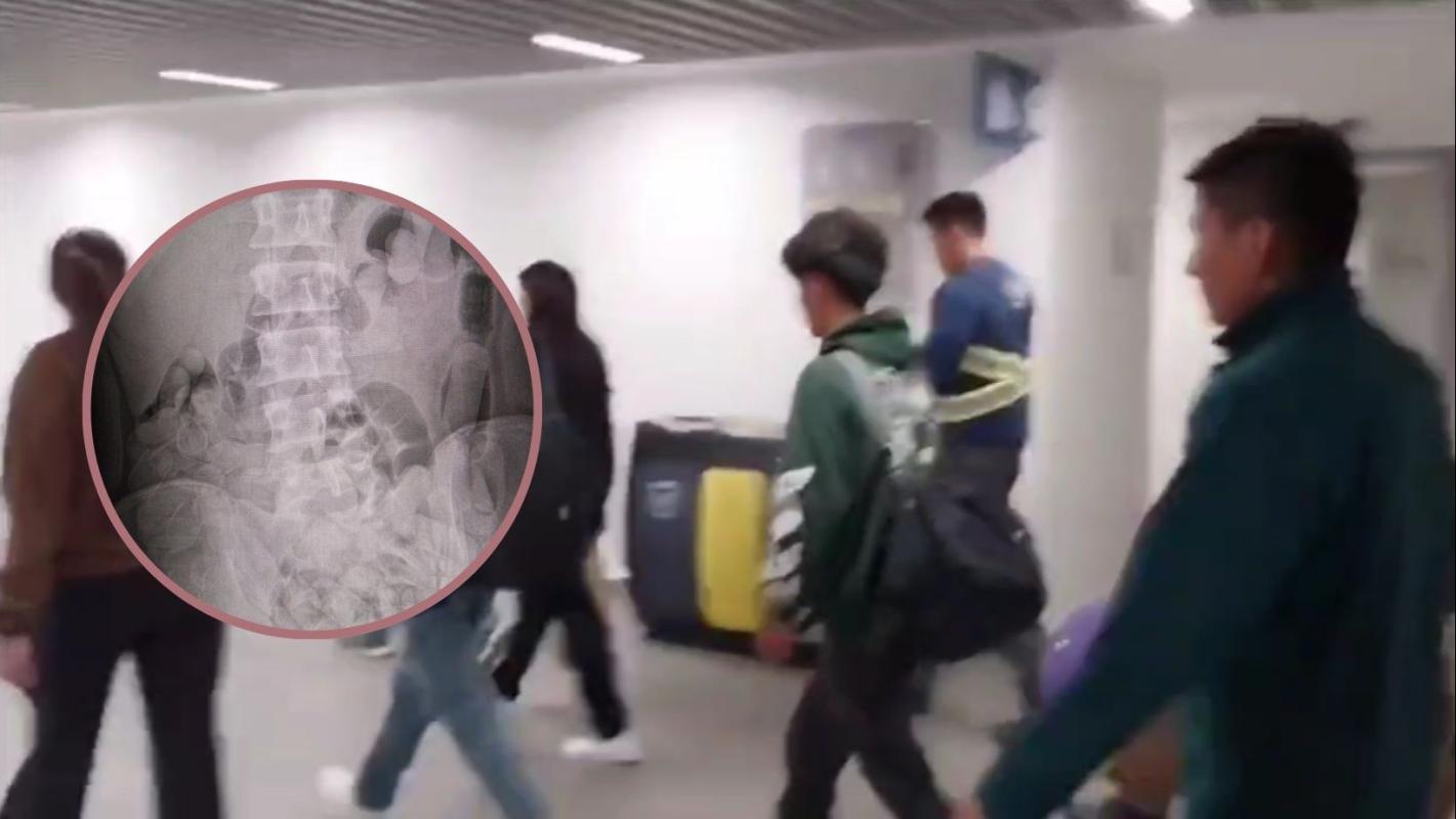 Cuatro personas detenidas en el Aeropuerto de Santiago: Portaban ovoides de droga dentro del ...