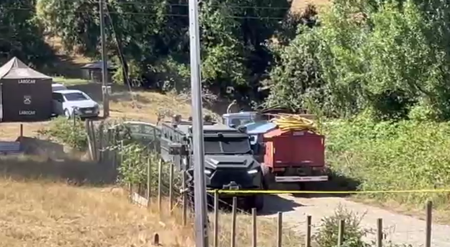 Búsqueda de Julia Chuñil: camión limpia fosas ingresa a predio donde ...