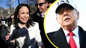 Donald Trump encabeza reunión privada con líder opositora venezolana ...